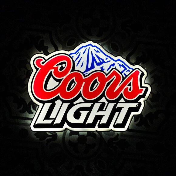 Wall Decor | Light Beer Led Lightbox Sign 3d Printed Bar Decor | Poshmark